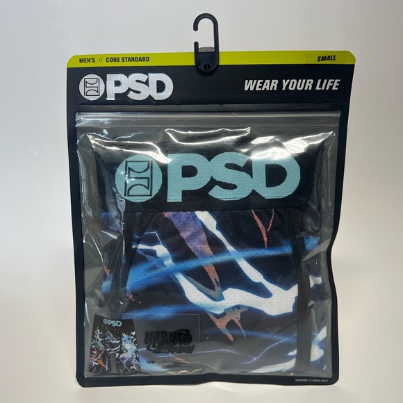 PSD | Underwear & Socks | Psd X Naruto Sasuke Faceoff Boxer Briefs Mens ...